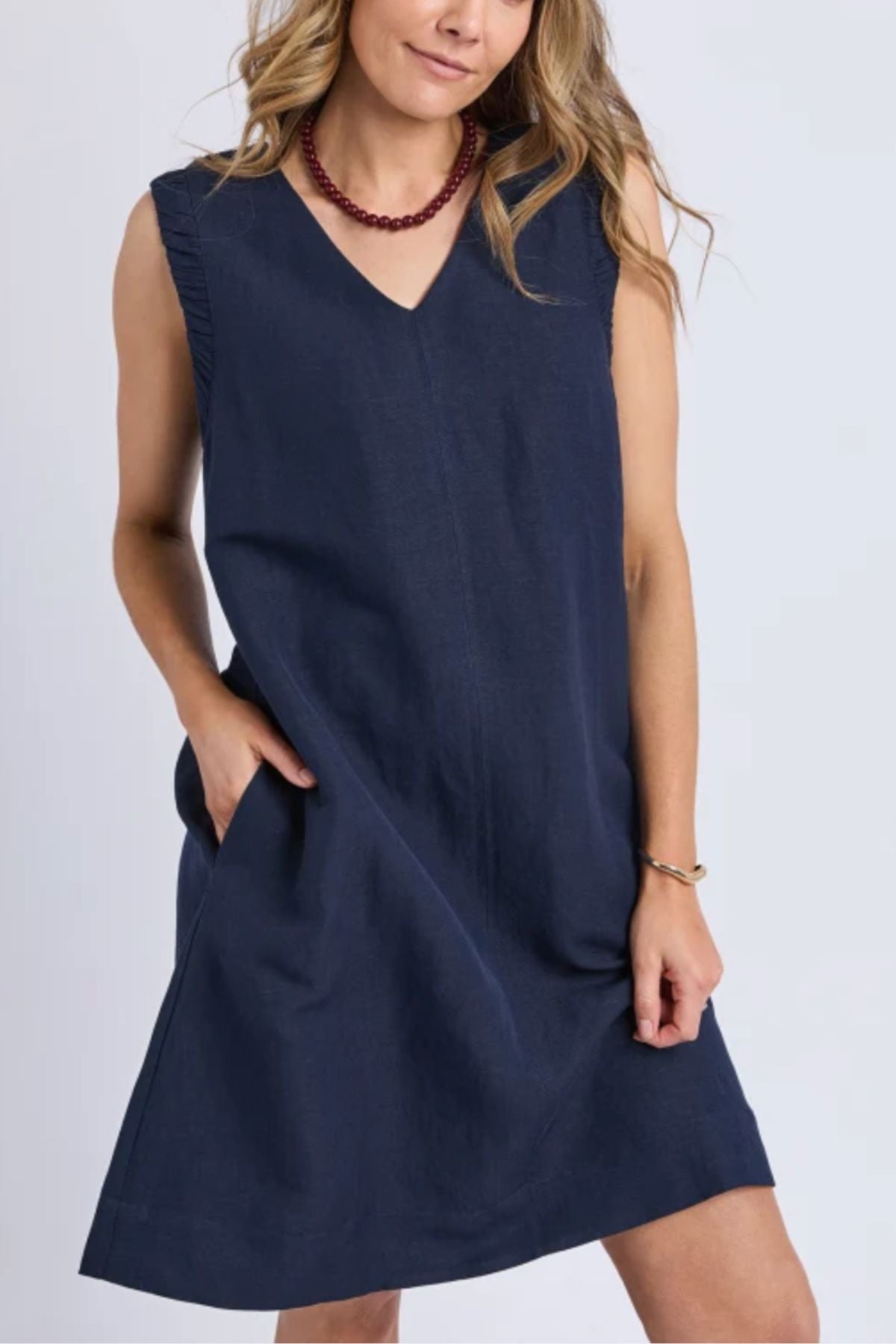 Foxwood Bermuda Dress - Dark Sapphire - Mainstreet Clothing