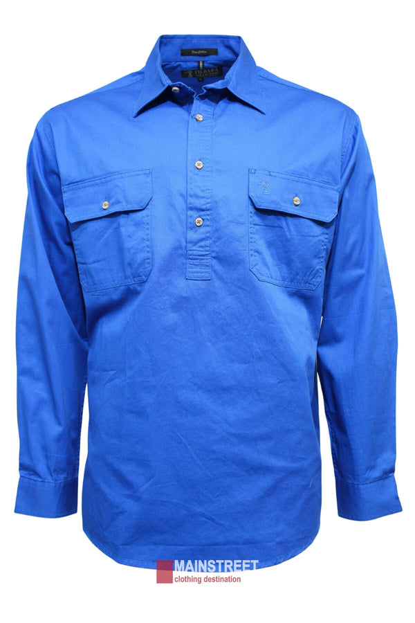 Pilbara Closed Front Shirt L/S - Mainstreet Clothing