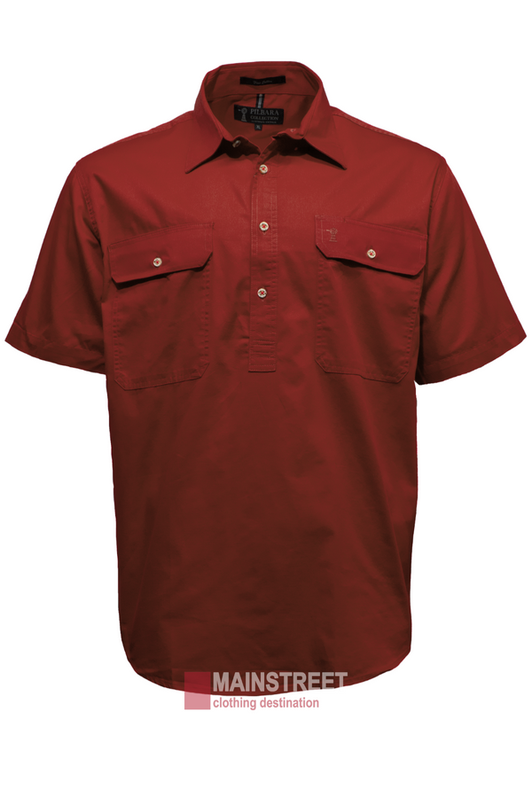 Pilbara Short Sleeve Closed Front - Mainstreet Clothing