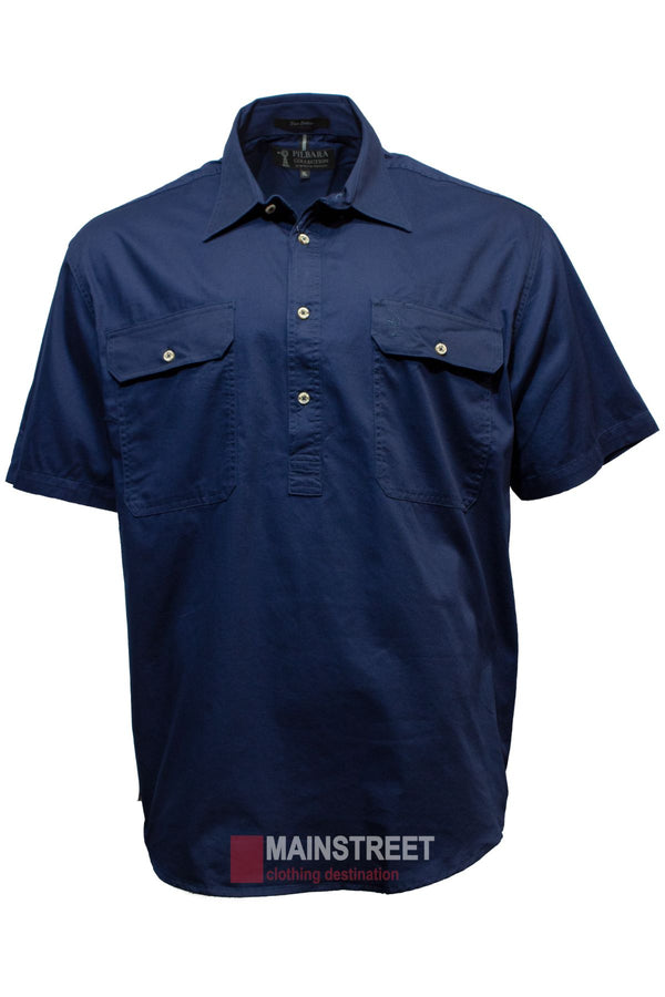 Pilbara Short Sleeve Closed Front - Mainstreet Clothing
