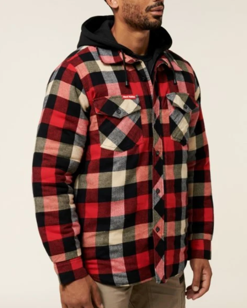 Yakka Quilted Flannelette Shacket - Mainstreet Clothing